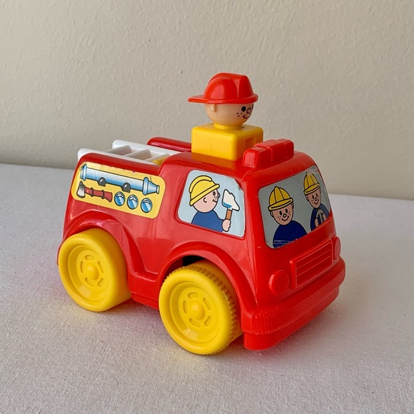 Vintage | Toys | 989 Vintage Shelcore Little People Press N Go ...